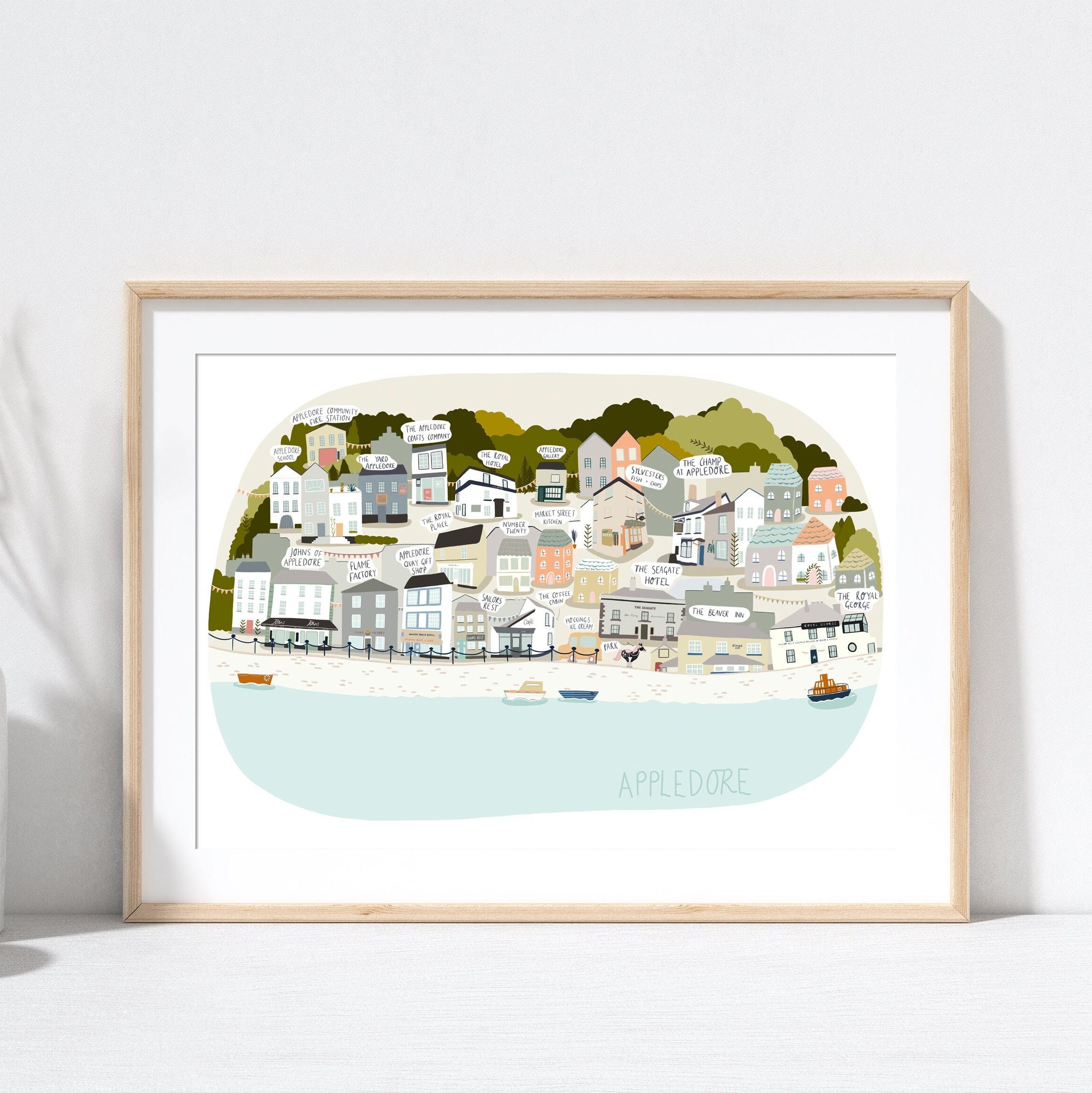 Appledore, Seaside Prints, North Devon Print, Uk Art Prints, Coastal ...