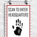 Printable Handprint Scanner Sign for Top Secret Level Clearance - Kids ...