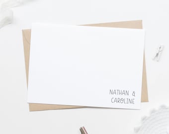 20 Personalized Stationary for Women Personalized Stationery Note Cards ...