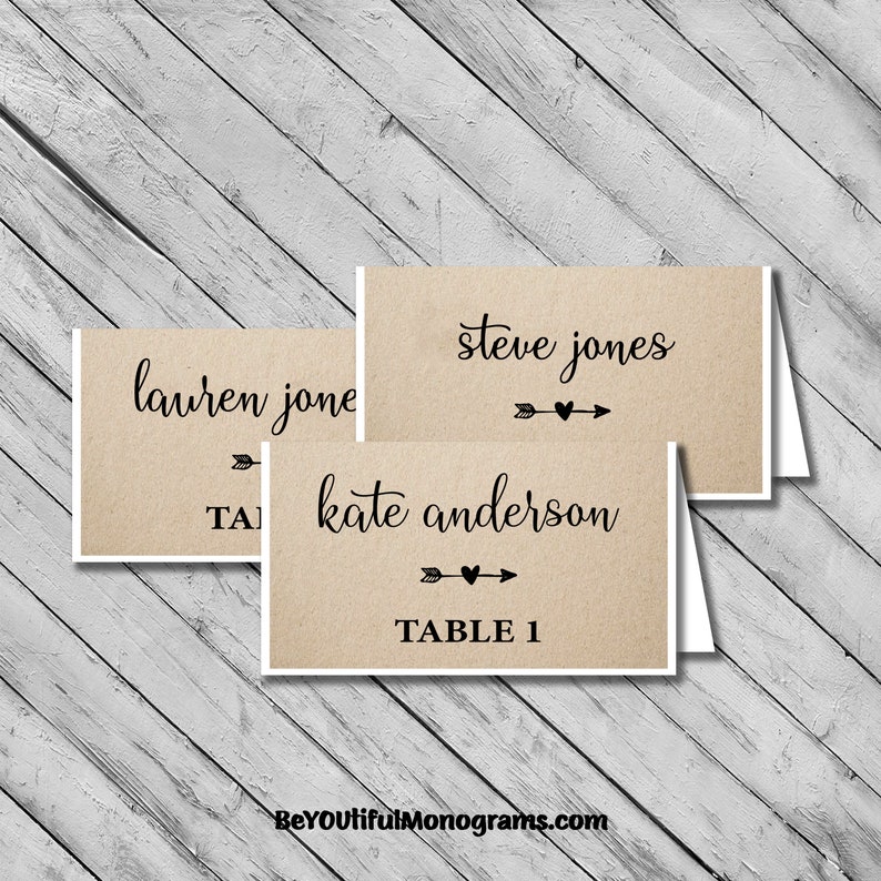 Rustic Wedding Tags Printable Wedding Favor Tags Printable | Etsy