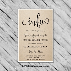 Rustic Wedding Invitations We Do Invitations Printable - Etsy