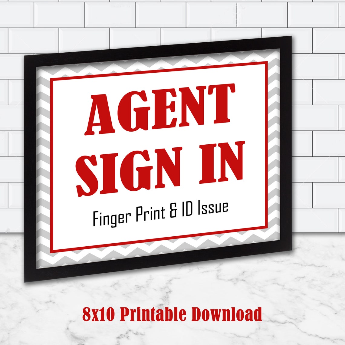 Printable Secret Agent Entry Sign Printable Sign for | Etsy