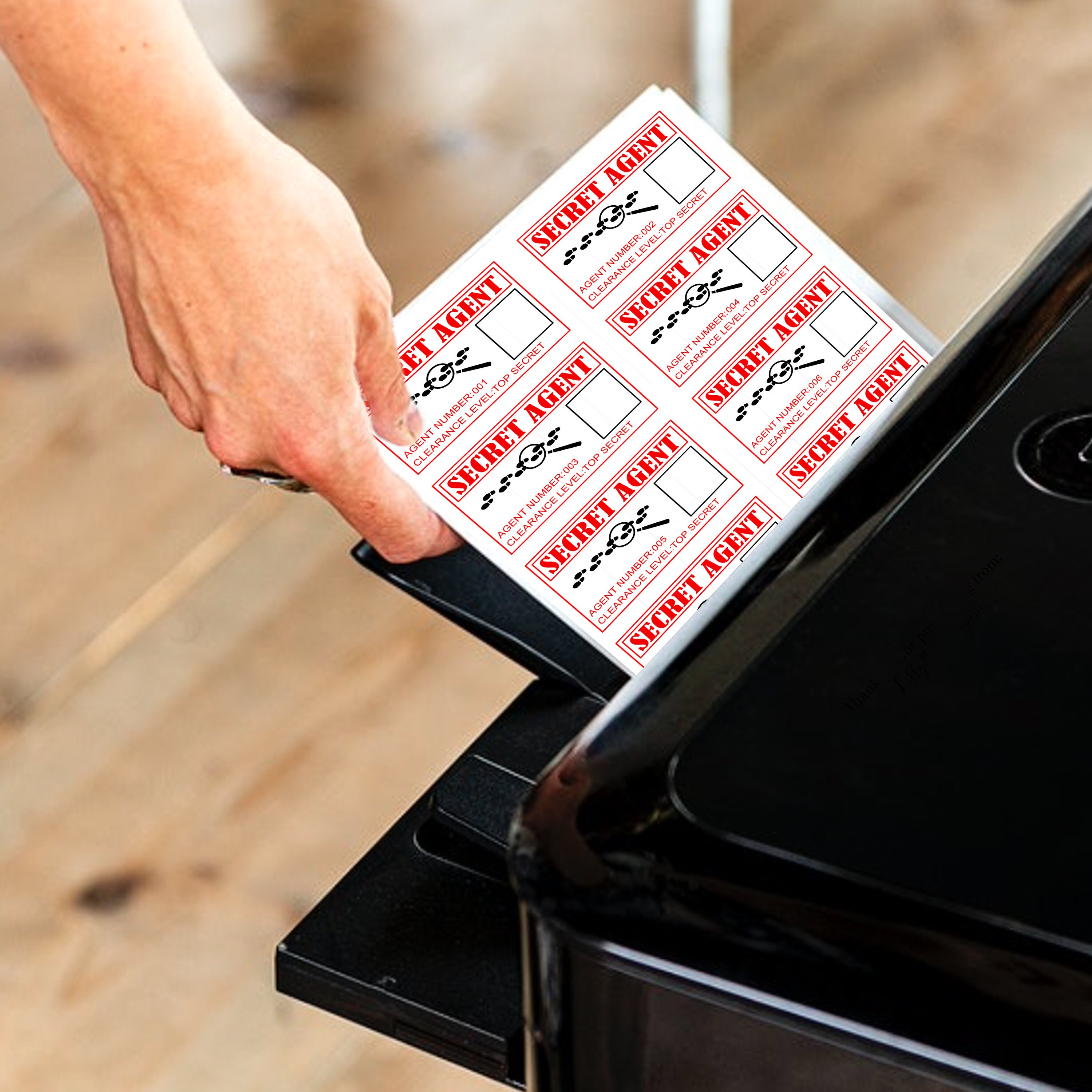 Printable Spy Secret Agent ID Badge - James Bond Identification Card ...