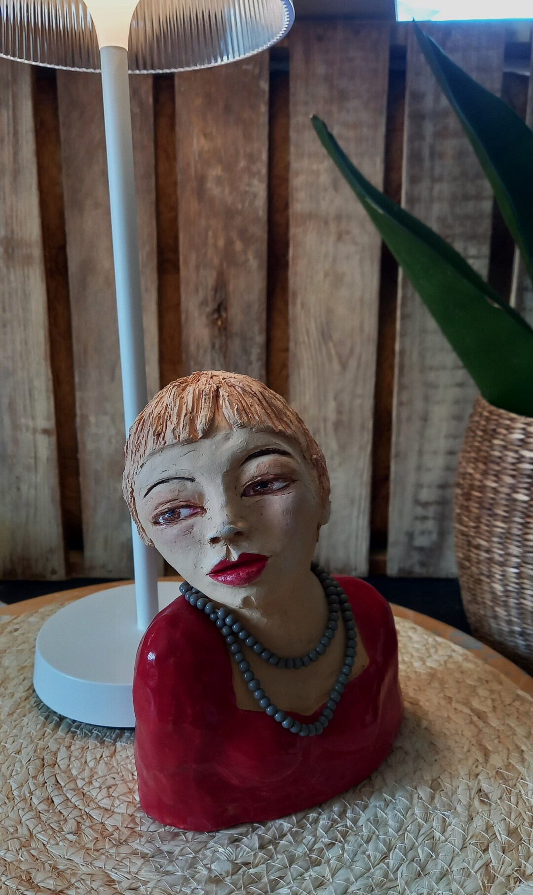 Sculpture Woman Bust, Clay Figures, Ceramic Figures, Ceramic Sculpture ...