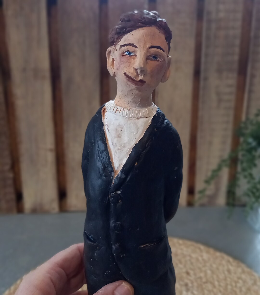 Ceramic Handmade, Decorative Ceramic Man, Decorative Figure, Unique ...