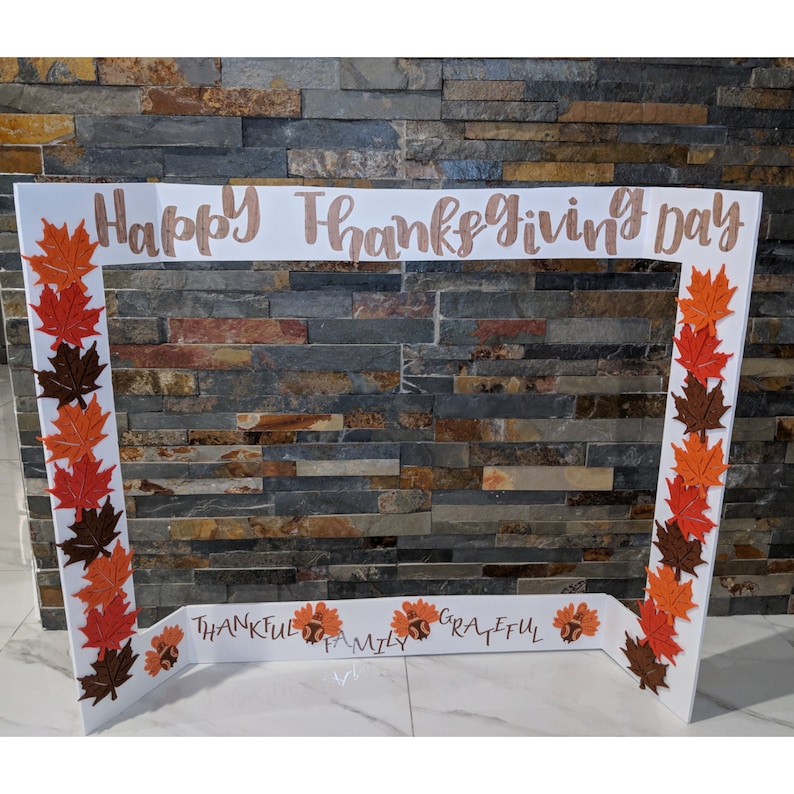 Thanksgiving Day Photo Booth Frame - Etsy