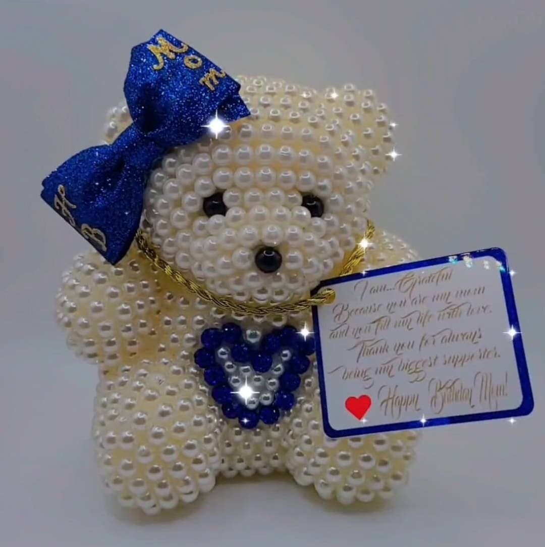 Pearl Teddy Bear/ Gift Teddy Bear - Etsy