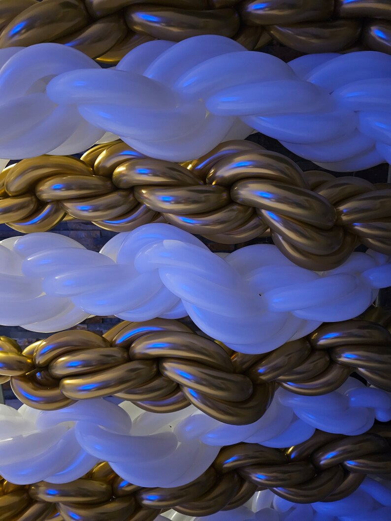 260 Balloons for Braided Twist Balloon Decor, Balloon Wall, Rope, Chain ...
