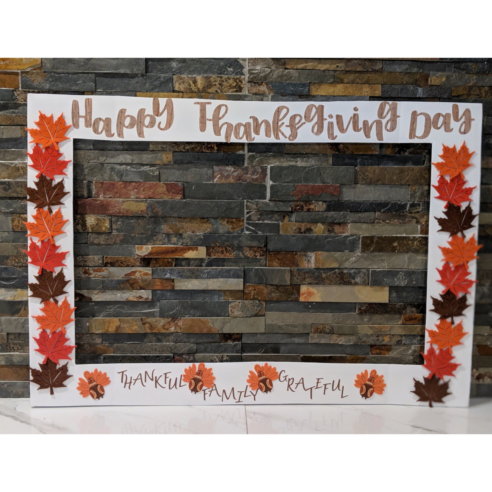 Thanksgiving Day Photo Booth Frame - Etsy