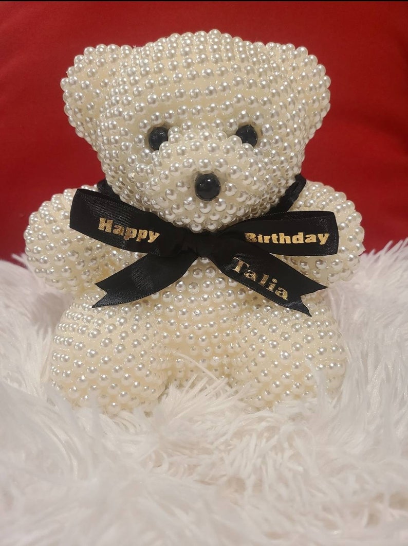 Pearl Teddy Bear/ Gift Teddy Bear - Etsy