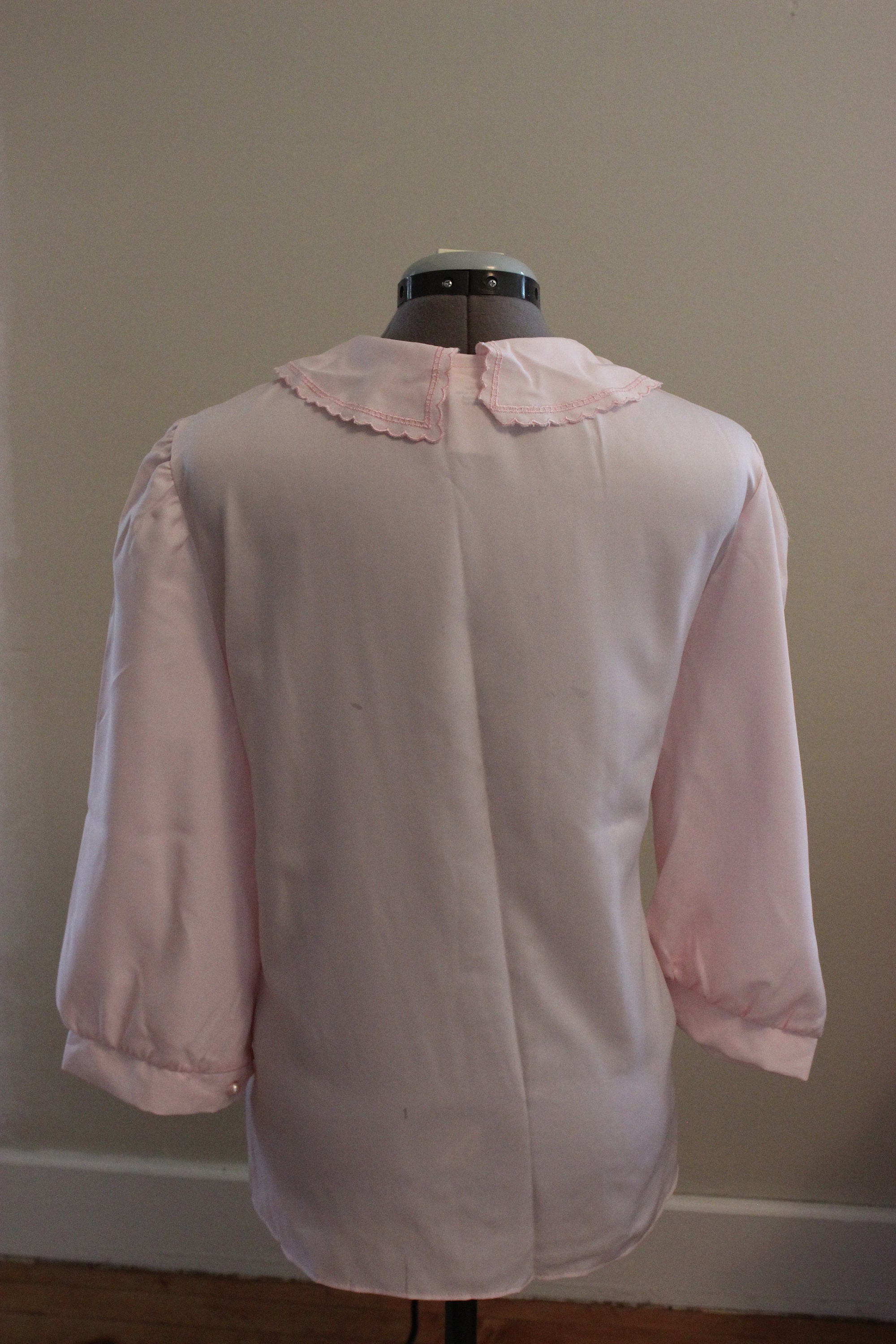 Ladies Vintage 1970's Pink Button Down Blouse - Etsy