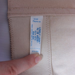 Vintage Playtex 1980s Ladies Beige 40D Bustier, lovely Look by 18 Hour ...