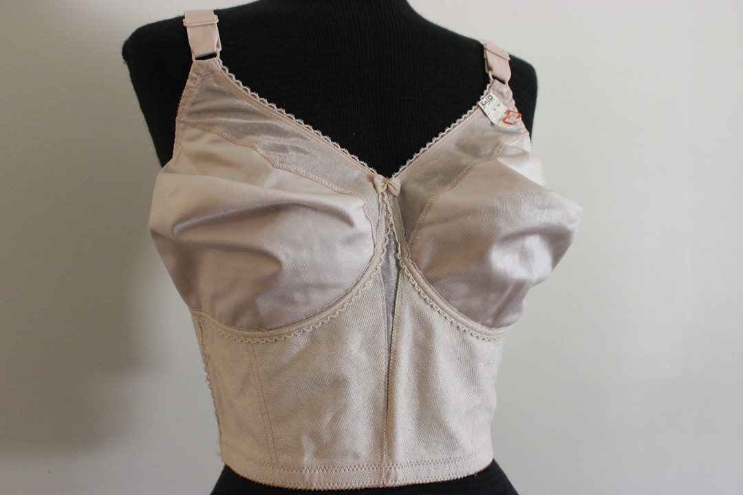 Vintage Playtex 1980s Ladies Beige 40D Bustier, lovely Look by 18 Hour ...