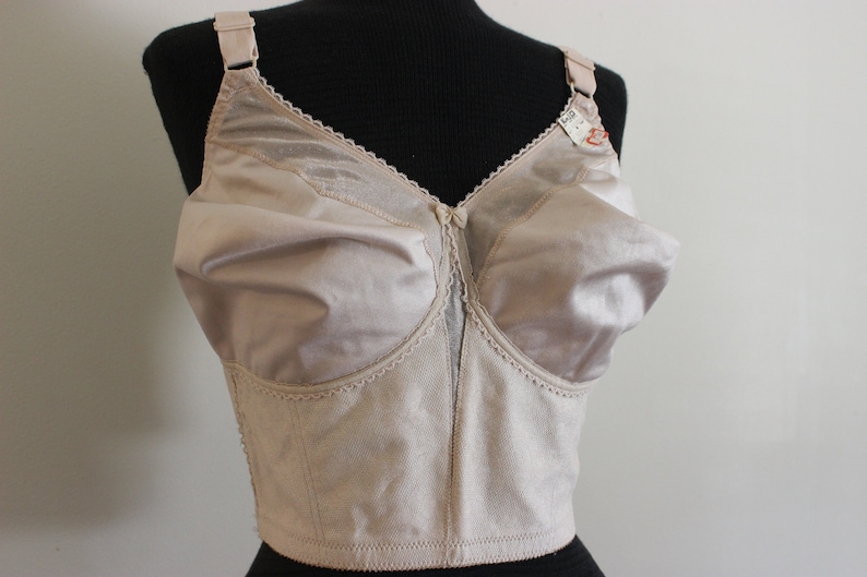Vintage Playtex 1980s Ladies Beige 40D Bustier, lovely Look by 18 Hour ...