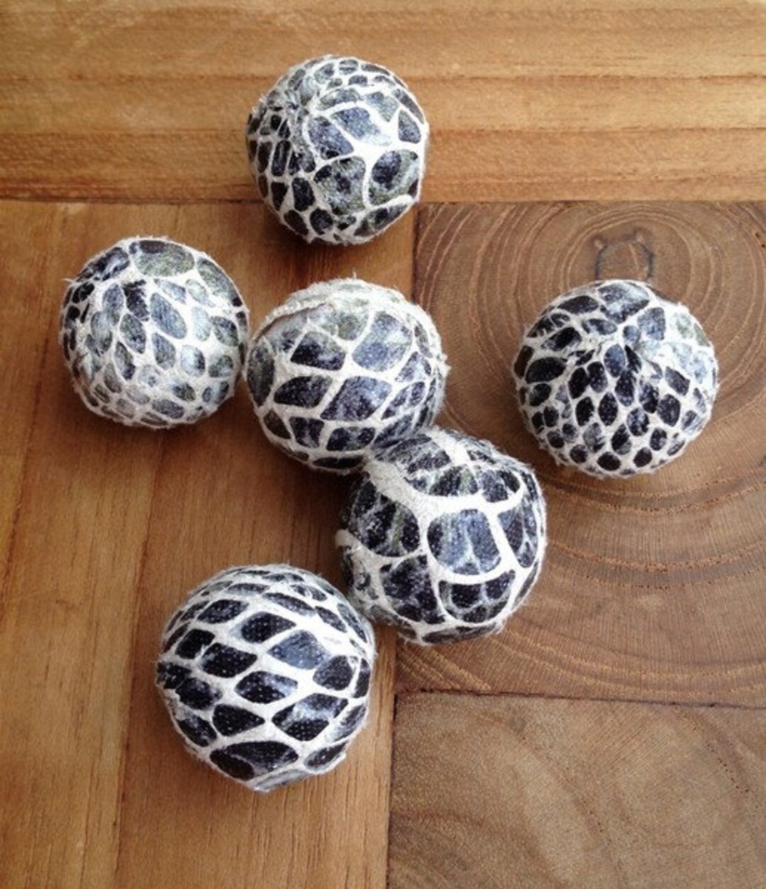 Snake Snake 6 Leather Balls Pierced - Etsy