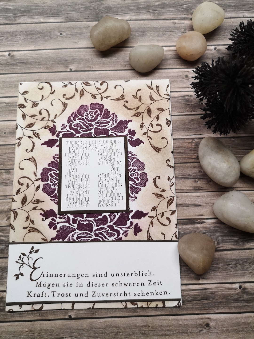 Mourning Card Compassion Condolences Mourning Condolences Death Funeral ...