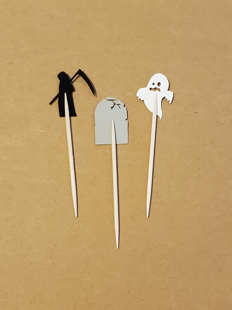 Ghoul Collection Halloween Toothpicks - Etsy