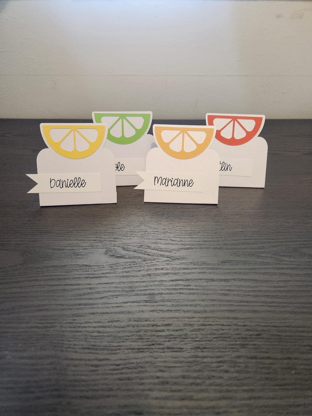 Personalized Main Squeeze Shimmer Bridal Shower Tent Cards - Etsy