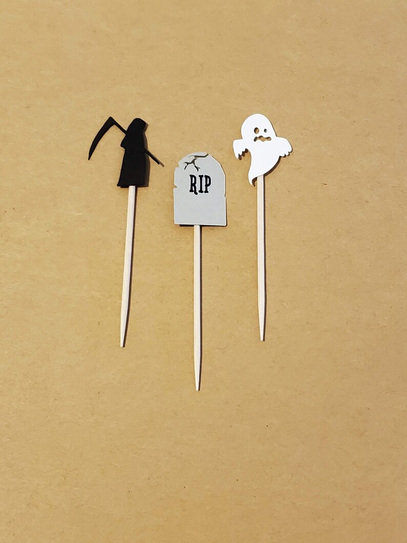Ghoul Collection Halloween Toothpicks - Etsy