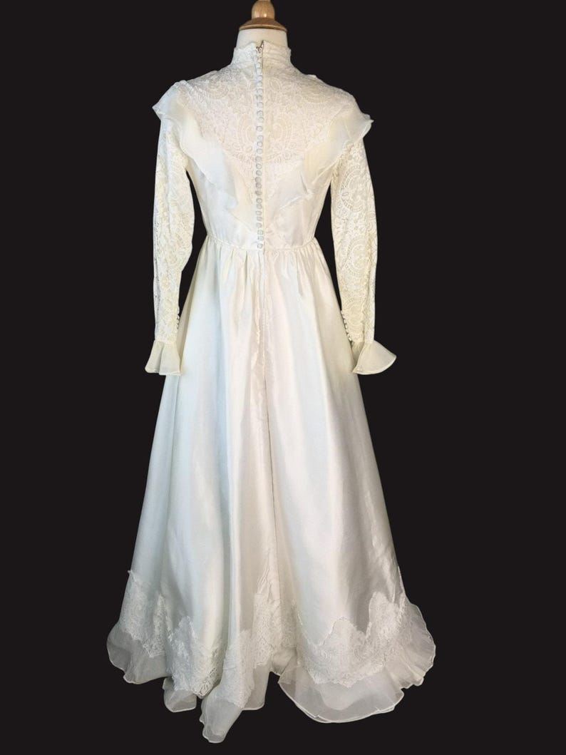 Vintage Alfred Angelo Edythe Vincent Style 1506T Detachable Train ...