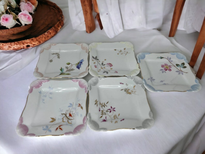 Antique German Registrirt Plates Set of 5 - Etsy