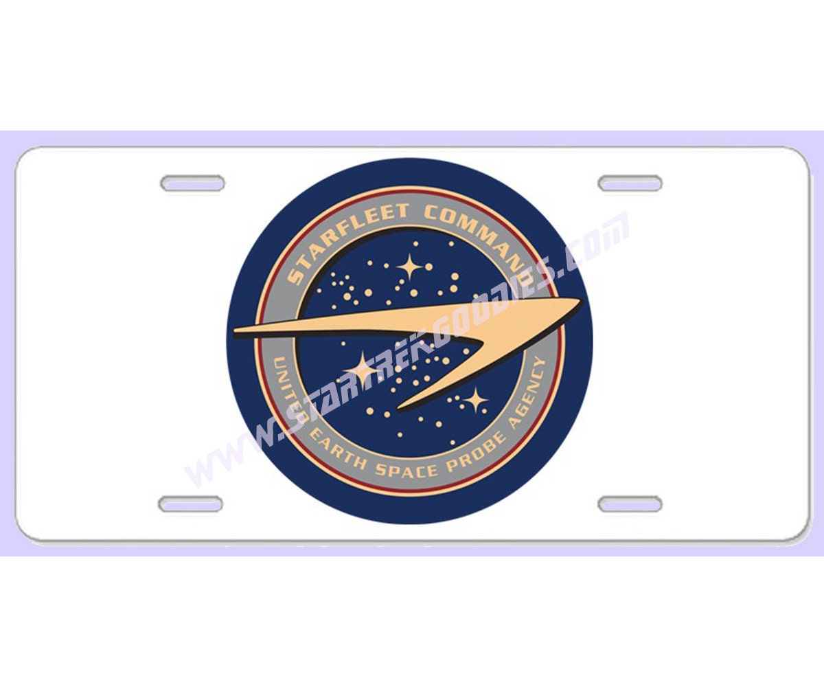 LICENSE PLATE Star Trek: Enterprise UESPA Logo on Metal - Etsy