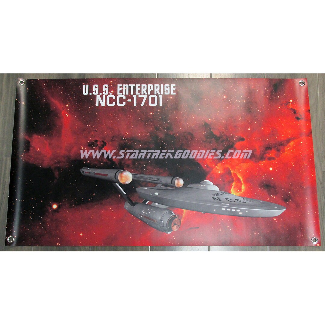 VINYL BANNER Star Trek: the Original Series - U.S.S. Enterprise NCC ...