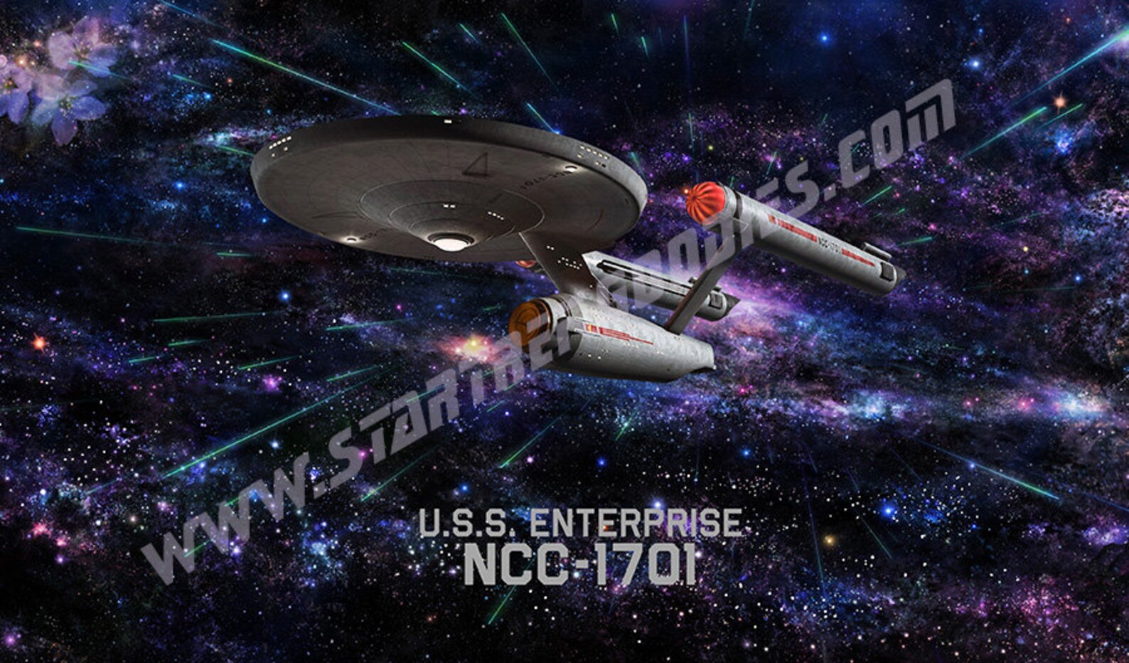 VINYL BANNER Star Trek: the Original Series - U.S.S. Enterprise NCC ...