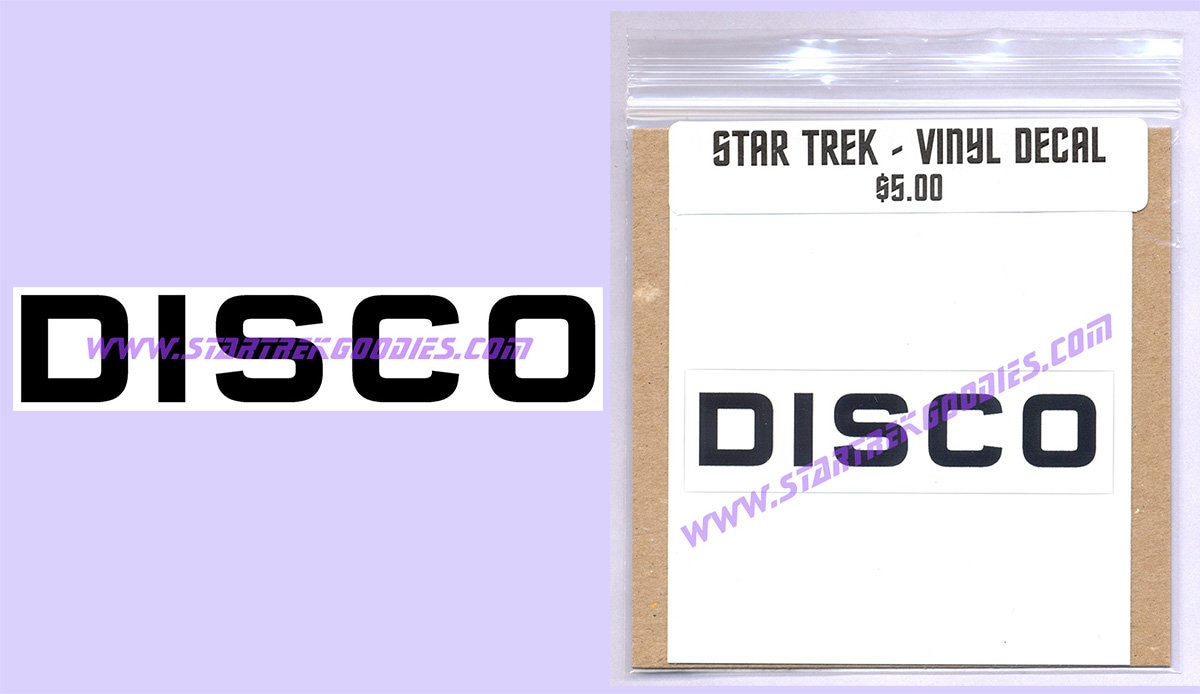 SIX VINYL STICKERS From Star Trek: Discovery Two Texts - Etsy