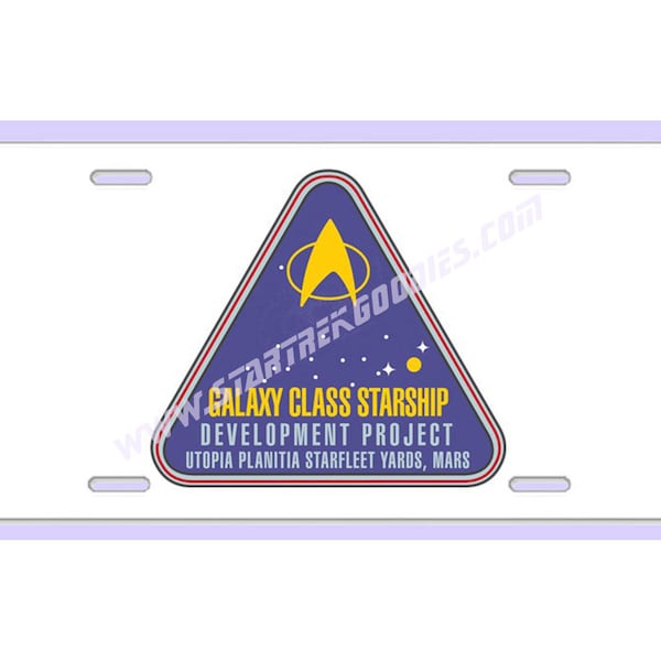 Starship License Plate - Etsy