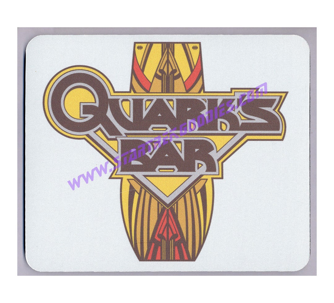 MOUSEPAD - Star Trek: Deep Space Nine QUARK'S BAR Logo! - Etsy