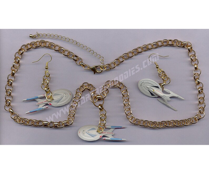 JEWELRY Star Trek: the Next Generation Enterprise 1701-E - Etsy