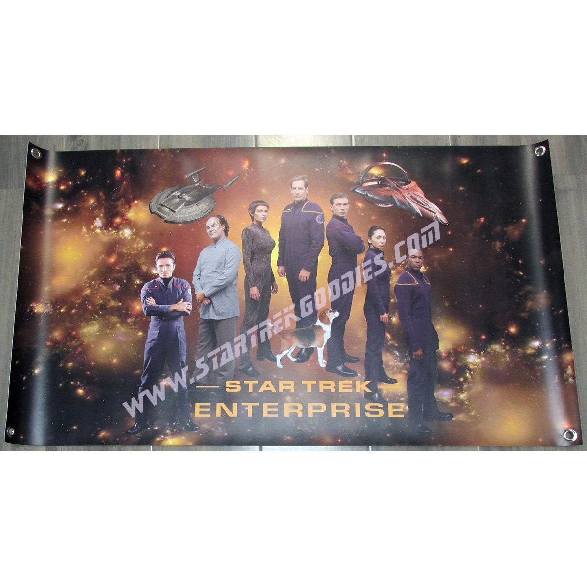 VINYL BANNER Star Trek: Enterprise Full Crew w/porthos - Etsy Hong Kong