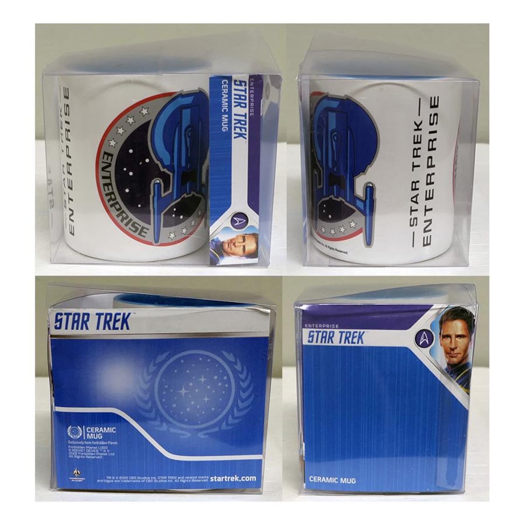CERAMIC MUG - Star Trek: Enterprise Patch Logo on Both Sides, Boxed! - Etsy