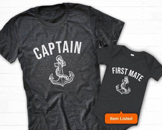 Baby Daddy Matching Shirt First Mate Shirt New Baby Baby | Etsy
