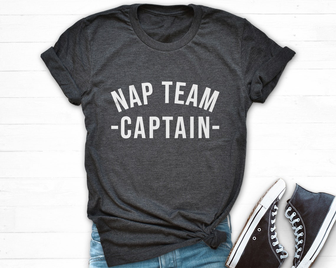 Nap Team Captain T Shirt Funny Sleep Shirt Napping for Two | Etsy