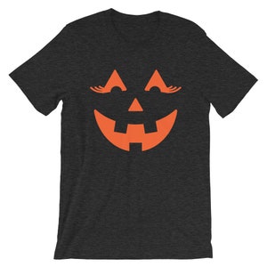 Jack O Lantern Shirt Women, Halloween Shirt, Pumpkin Face T Shirt ...