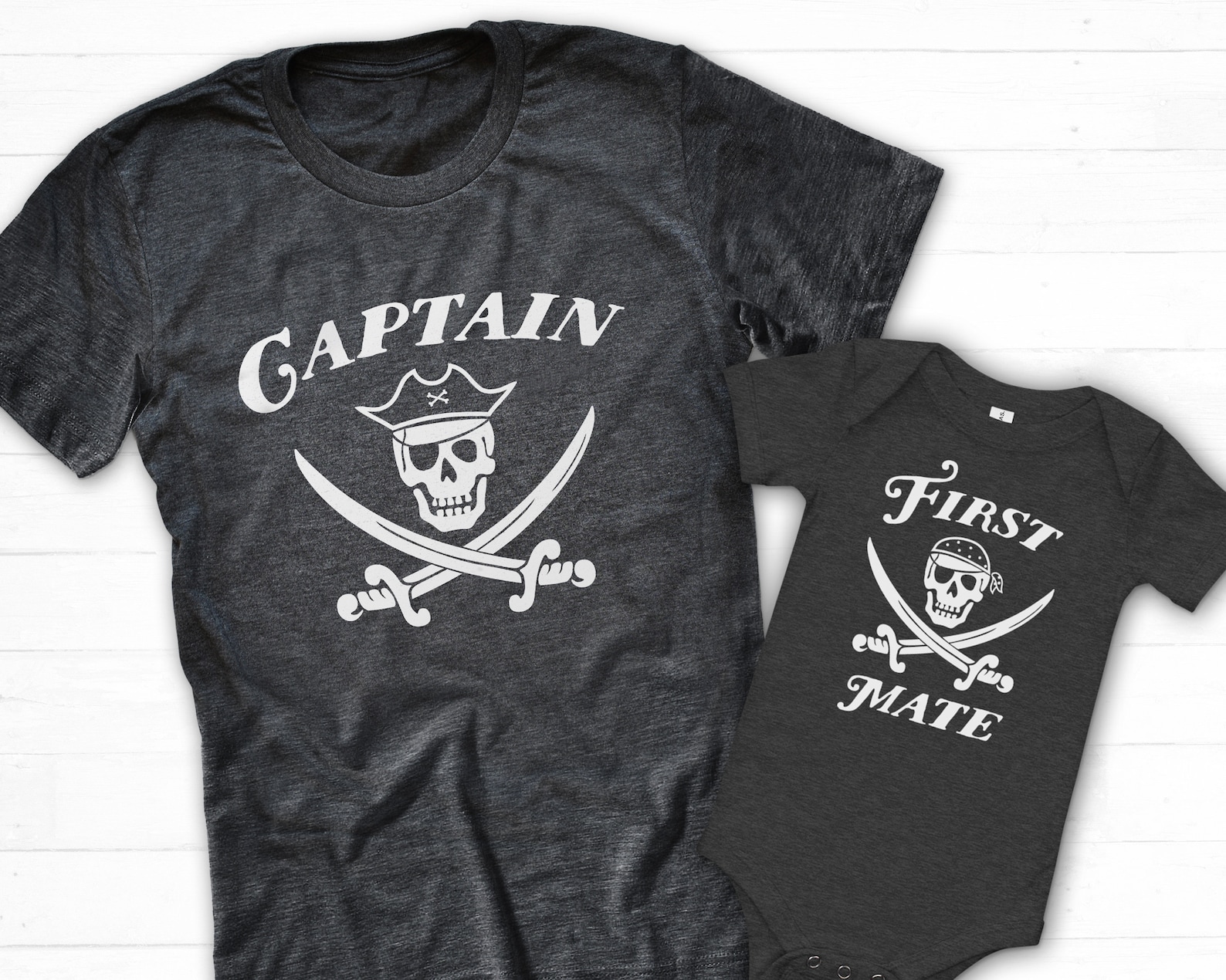 Captain First Mate Shirt Matching Pirate Shirt Captain - Etsy