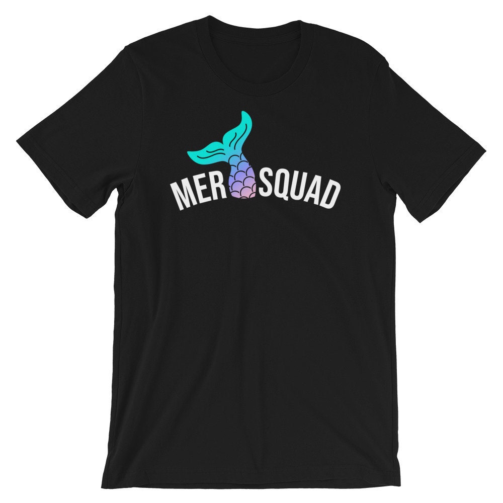 Team Mermaid Shirt Mermaid Squad Shirt Mermaid Parents Tee - Etsy