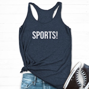 Funny Sports Tank Top Women, Go Sports Shirt, Go Team Shirt, Funny ...