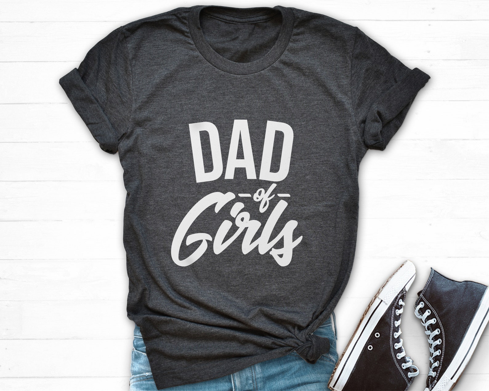 Dad of Girls Tshirt Girl Dad Shirt Dad of Daughters Shirt | Etsy