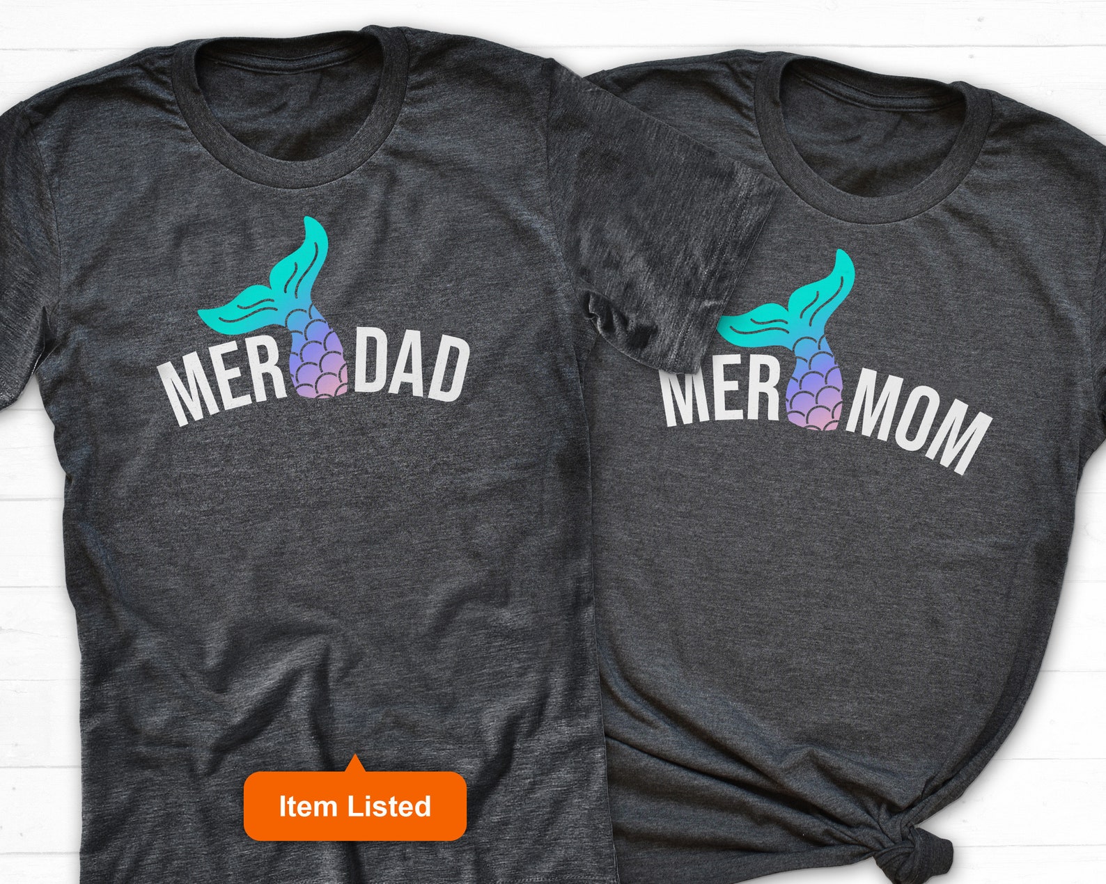 Merdad Shirt, Mermaid Dad Shirt, Mermaid Family Shirt, Mermaid Parent ...