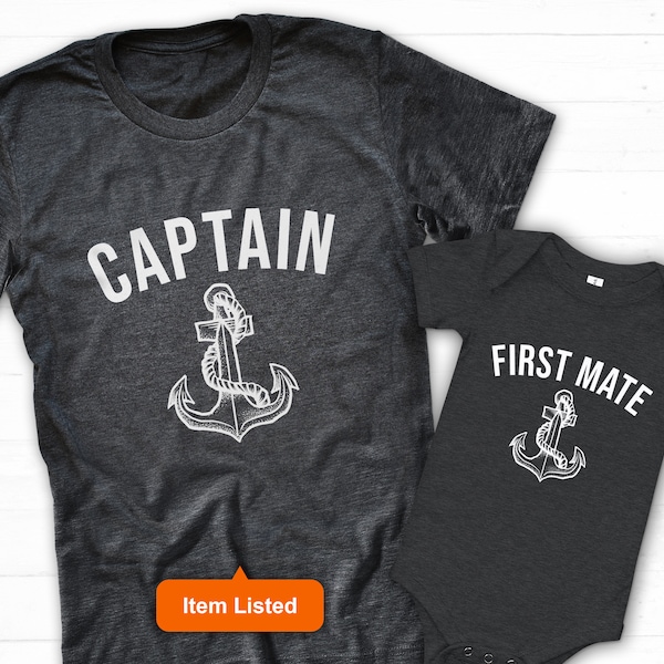 Captain First Mate - Etsy