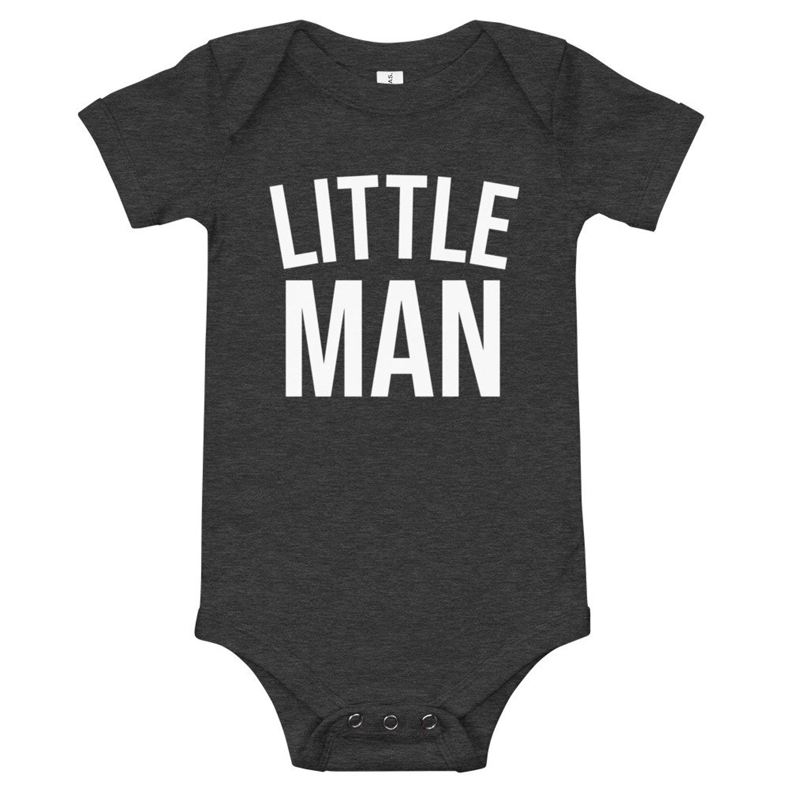 Little Man Big Man Tee Matching Dad Baby Shirt Baby Daddy | Etsy