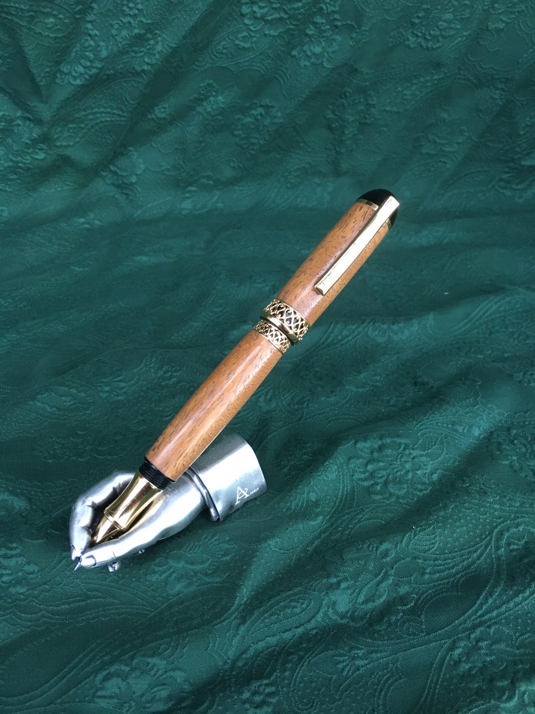Teak Wood Apollo Infinity Gel Rollerball Pen - Etsy