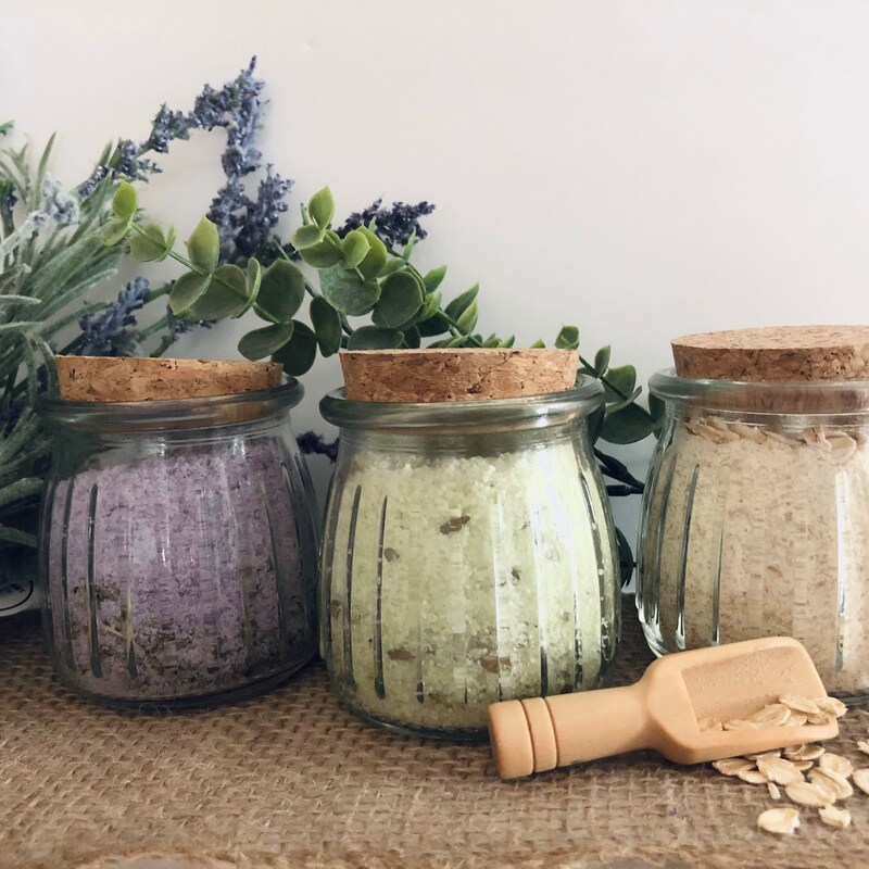 Bath Salt Container Ideas