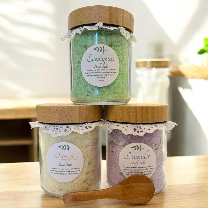 4oz Jar Bath Salt - Etsy