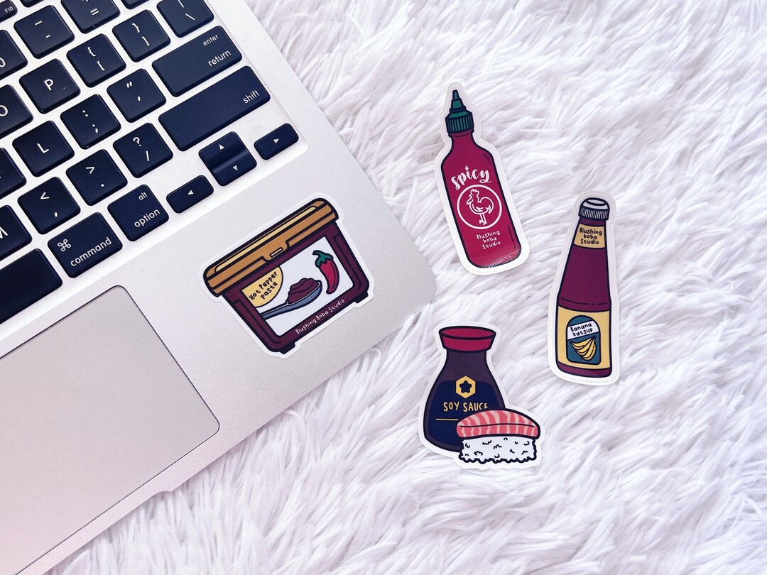 Gochujang Vinyl Sticker | KBBQ Sauce Asian Food | Kawaii Art Stickers ...