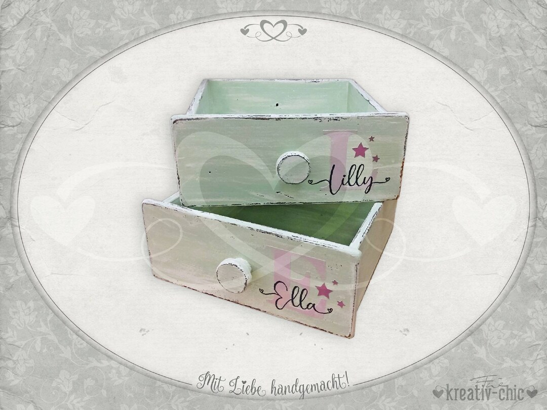 Decoration Box drawer personalized / Decoration Wooden Drawer Shabby ...