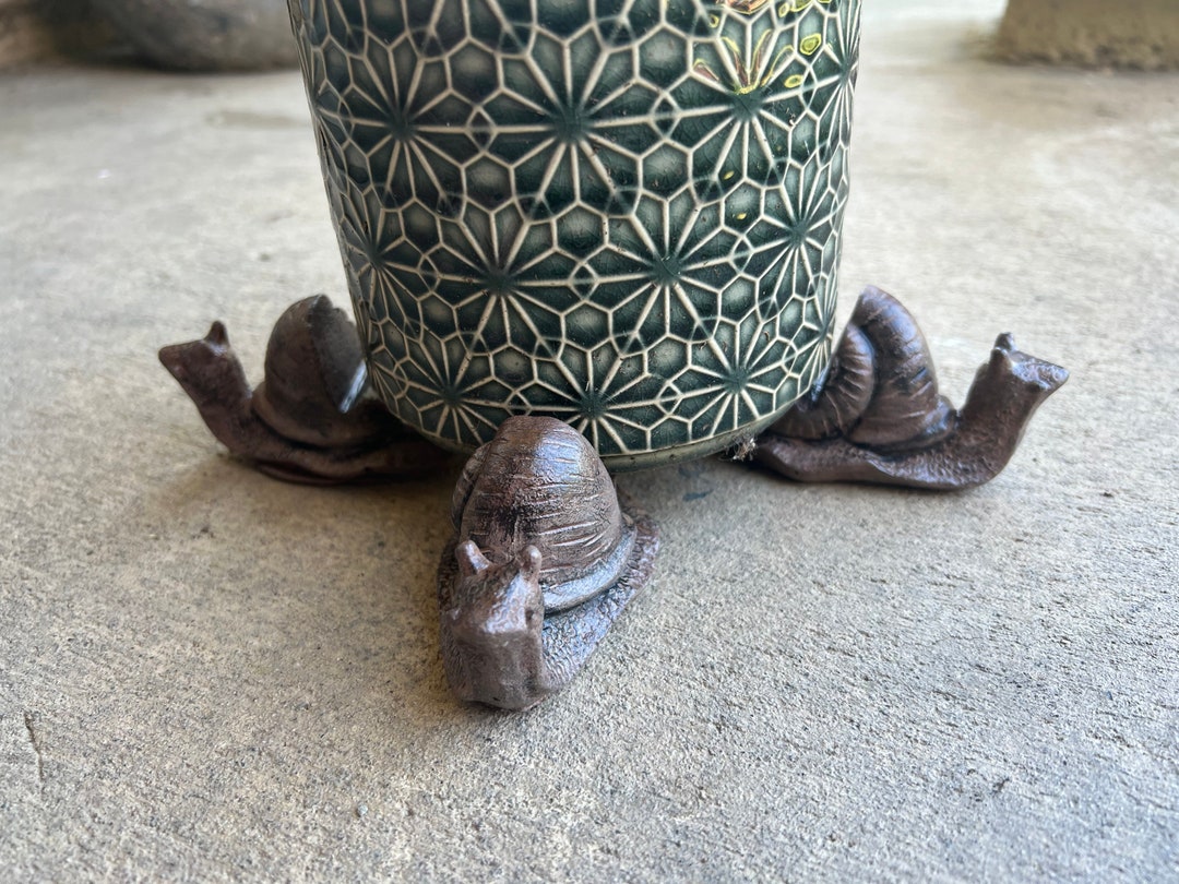 Snail, Pot Feet, Set of 3 or 4, Snail Garden, Plant Pot Feet, Pot ...
